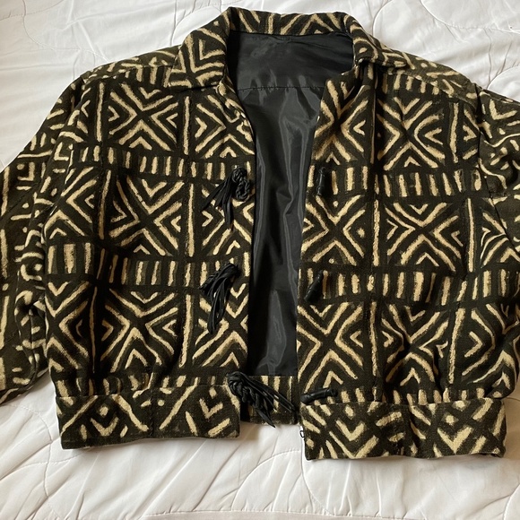 None | Jackets & Coats | African Mudcloth Jacket | Poshmark